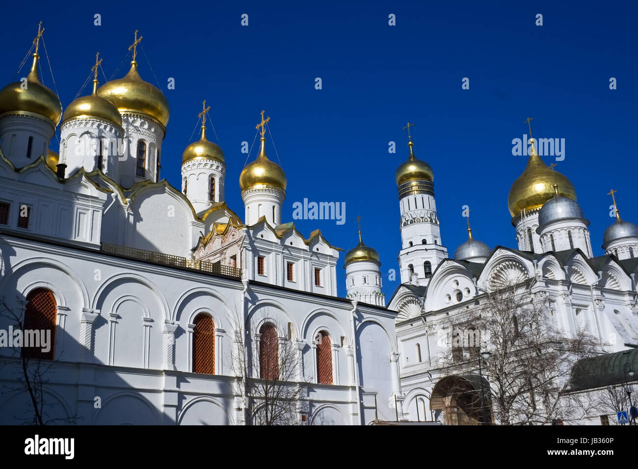 Beautiful Orthodox Churches of the Moscow Kremlin Stock Photo - Alamy