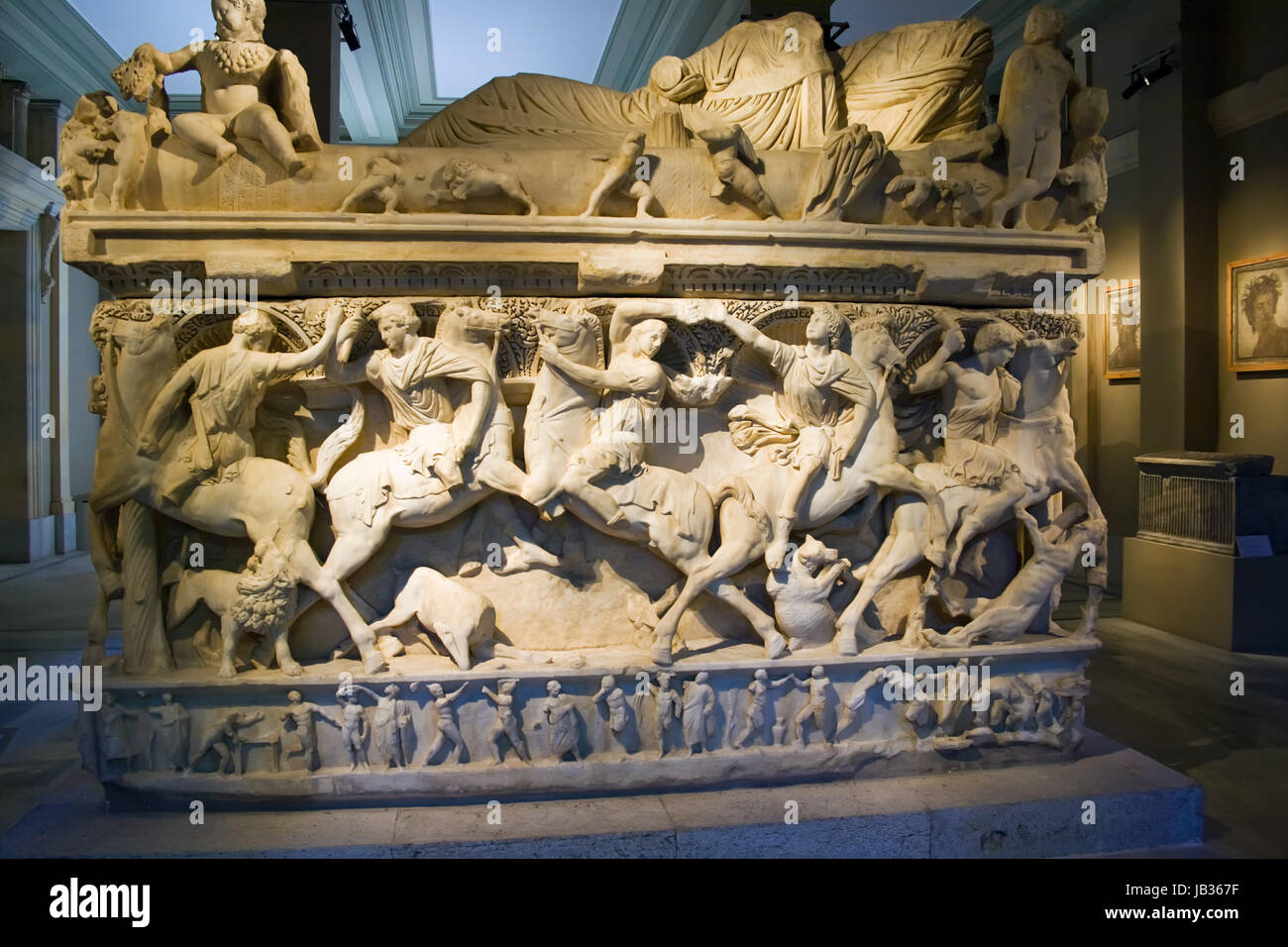Ancient bas-relief in the historic museum of Istanbul Stock Photo - Alamy