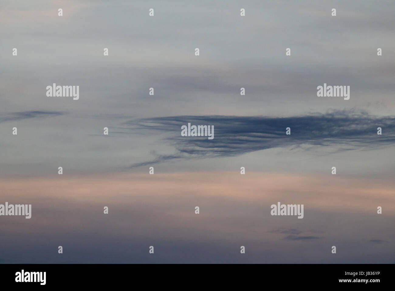 Details of clouds at dusk, with beautiful colors and textures Stock ...