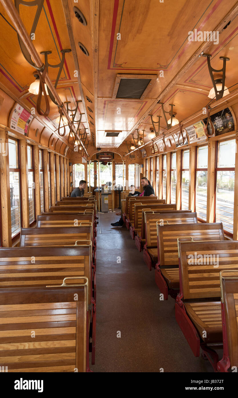 Streetcar interior hi-res stock photography and images - Alamy