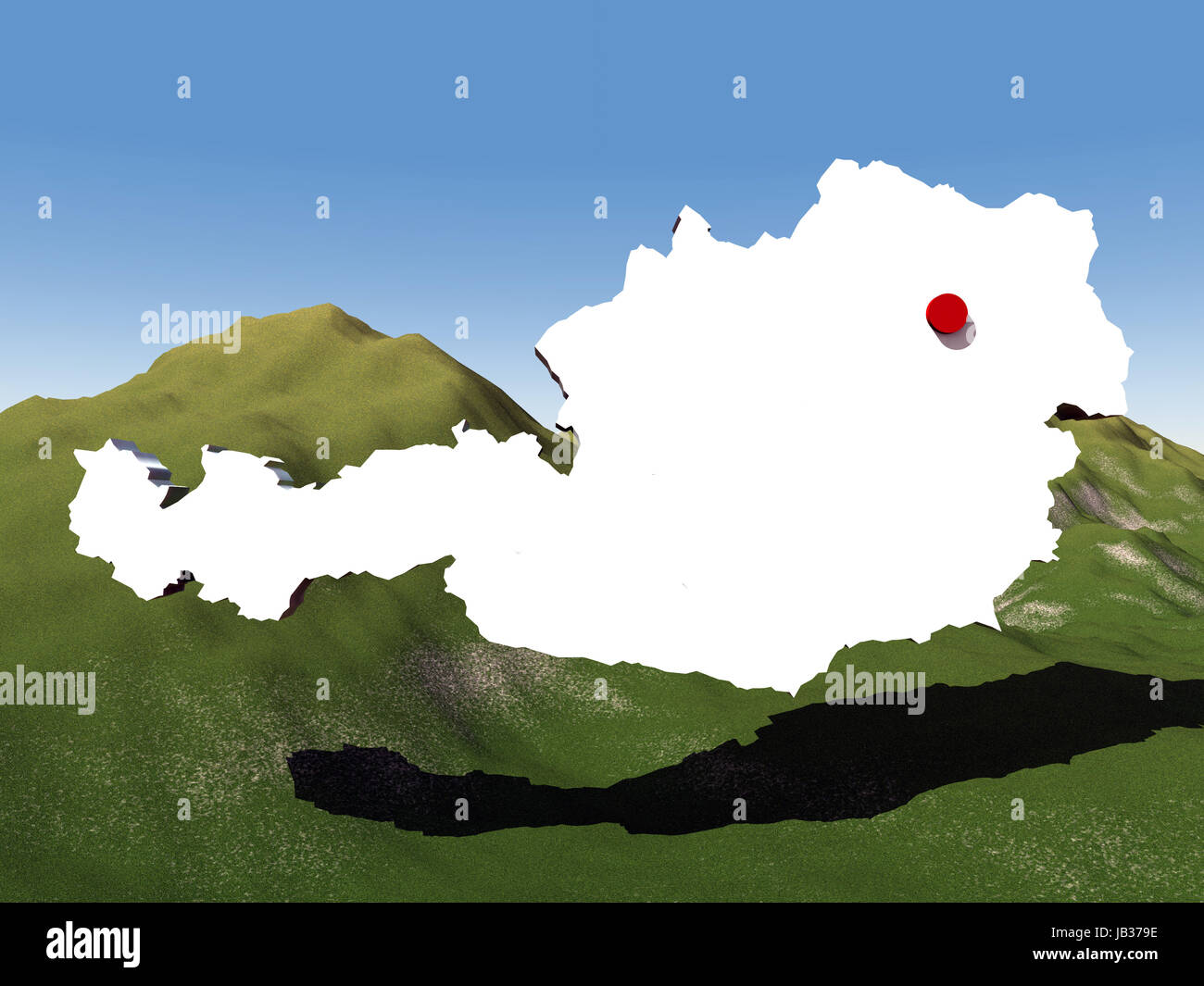 austria location on 1938 map