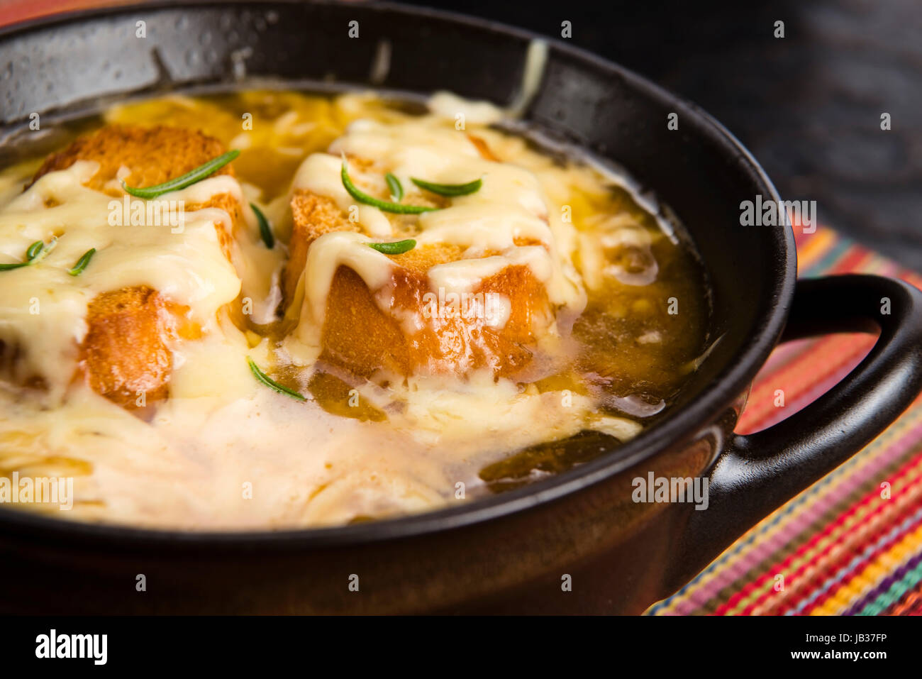 French onion soup Stock Photo - Alamy