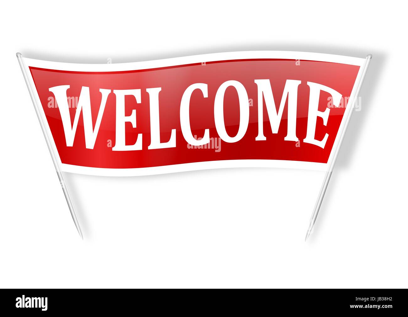 Welcome sign and plan Cut Out Stock Images & Pictures - Alamy