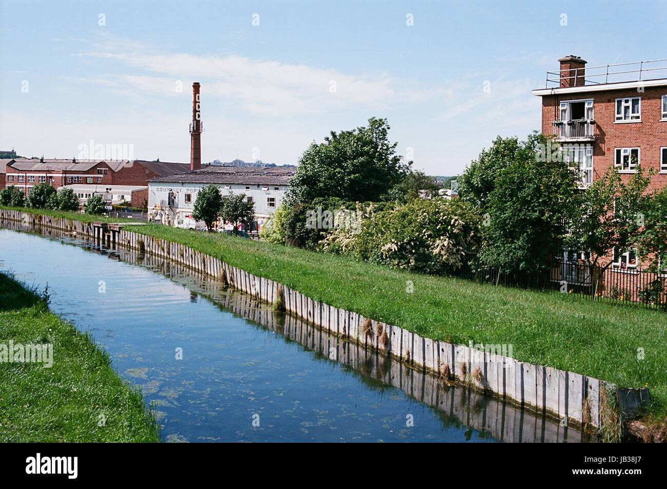 The New River and Harringay Warehouse District, North London UK Stock ...