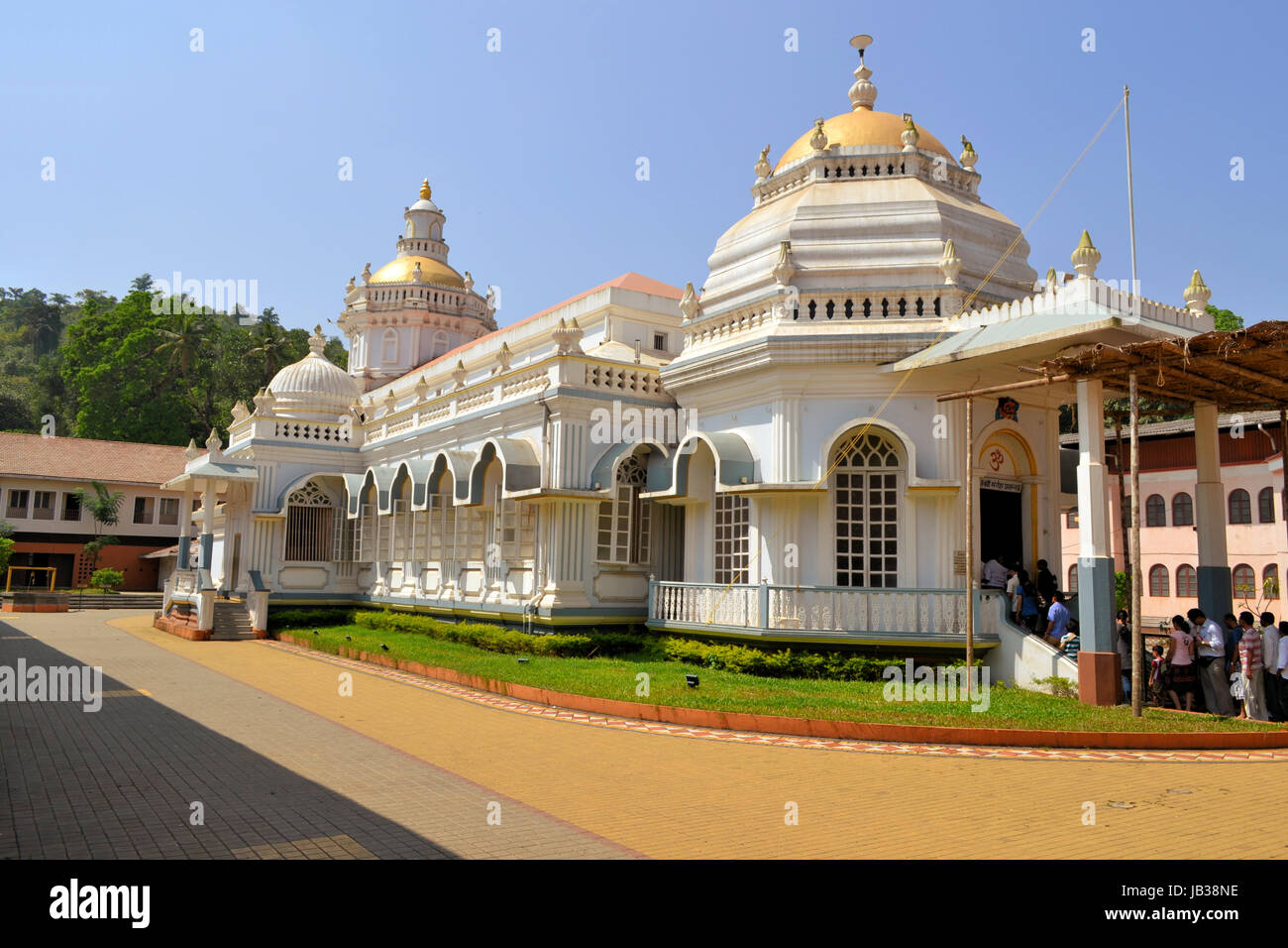 Mangeshi temple hi-res stock photography and images - Alamy