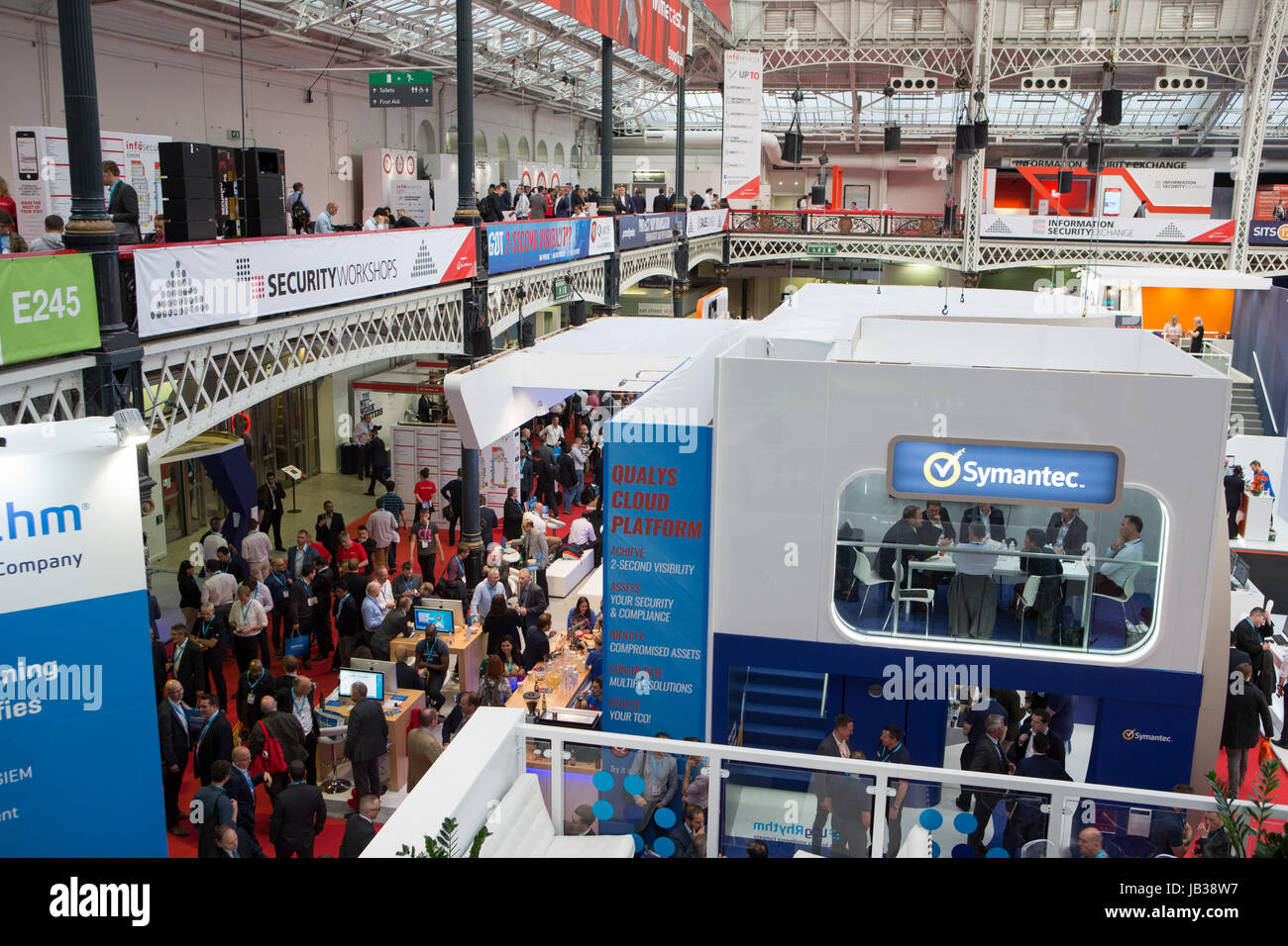 London, UK. 6th June, 2017. Infosec 2017, Olympia, London Stock Photo ...