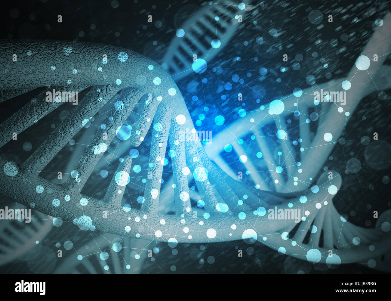 DNA molecules background Stock Photo - Alamy