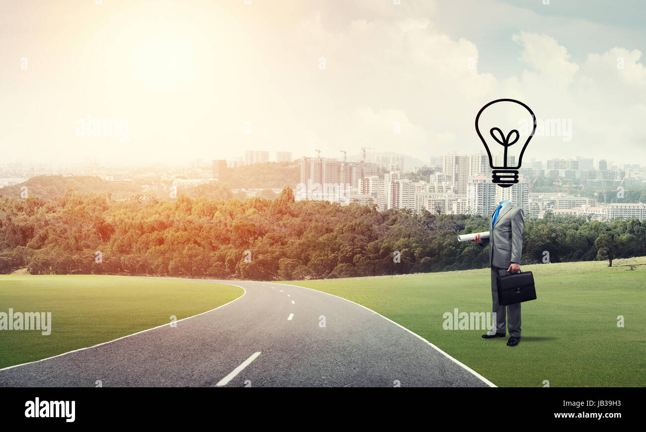 Man of creative ideas Stock Photo - Alamy