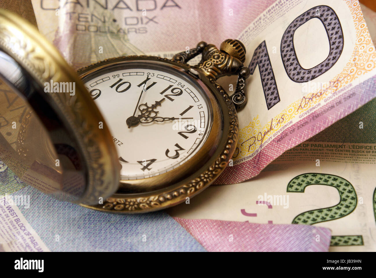 A concept based on time is money Stock Photo - Alamy
