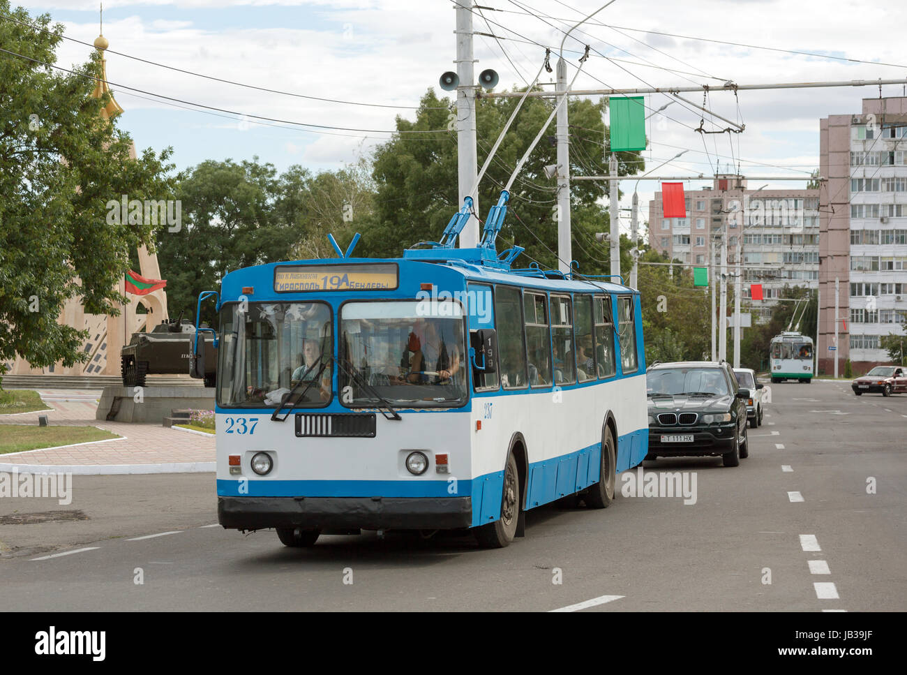 Bender, Moldova, trolley bus Stock Photo - Alamy