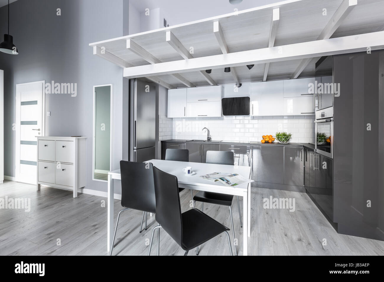 Bright cozy open plan hi-res stock photography and images - Alamy