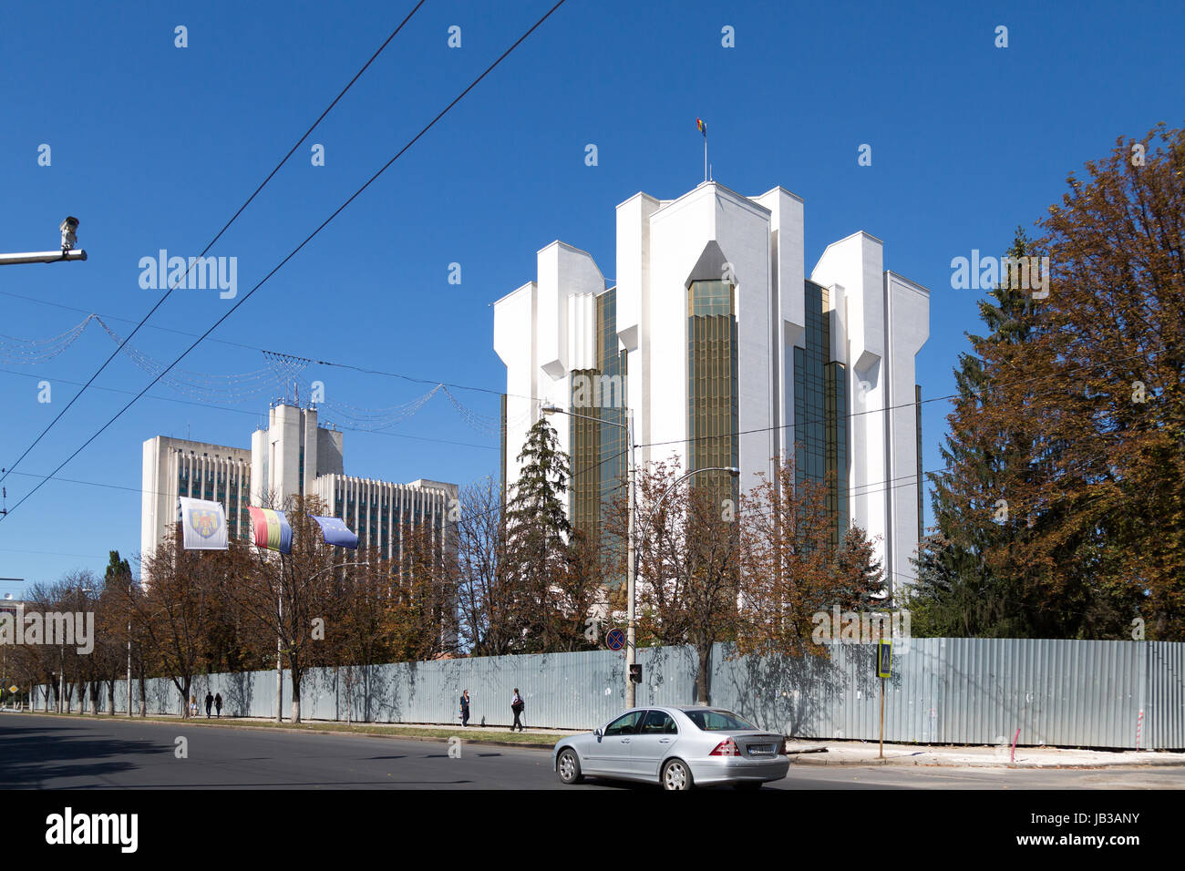 Chisinau, Republic of Moldova, ancient palace of the President Stock ...