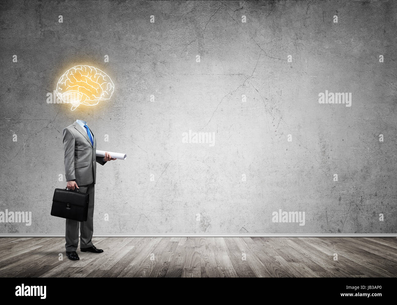 Man of great mind Stock Photo - Alamy