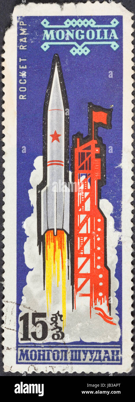 Launch space rocket postage stamp hi-res stock photography and images ...