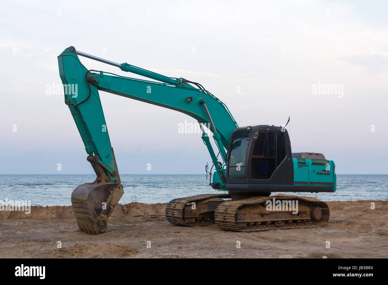 Bulldozer With Raised Loader Bucket High Resolution Stock Photography ...