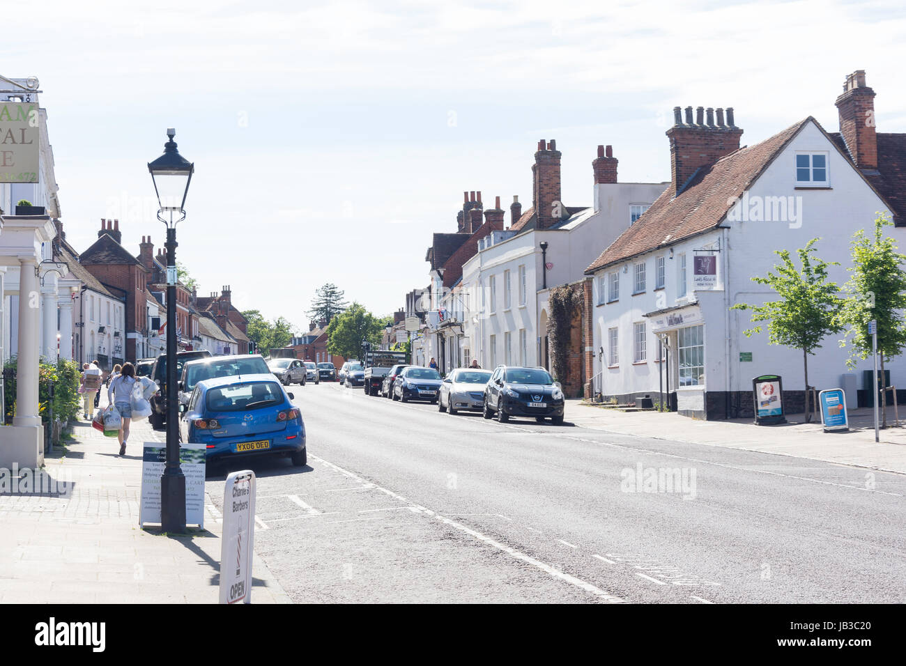 Odiham High Street, Odiham, Hampshire, England, United Kingdom Stock ...