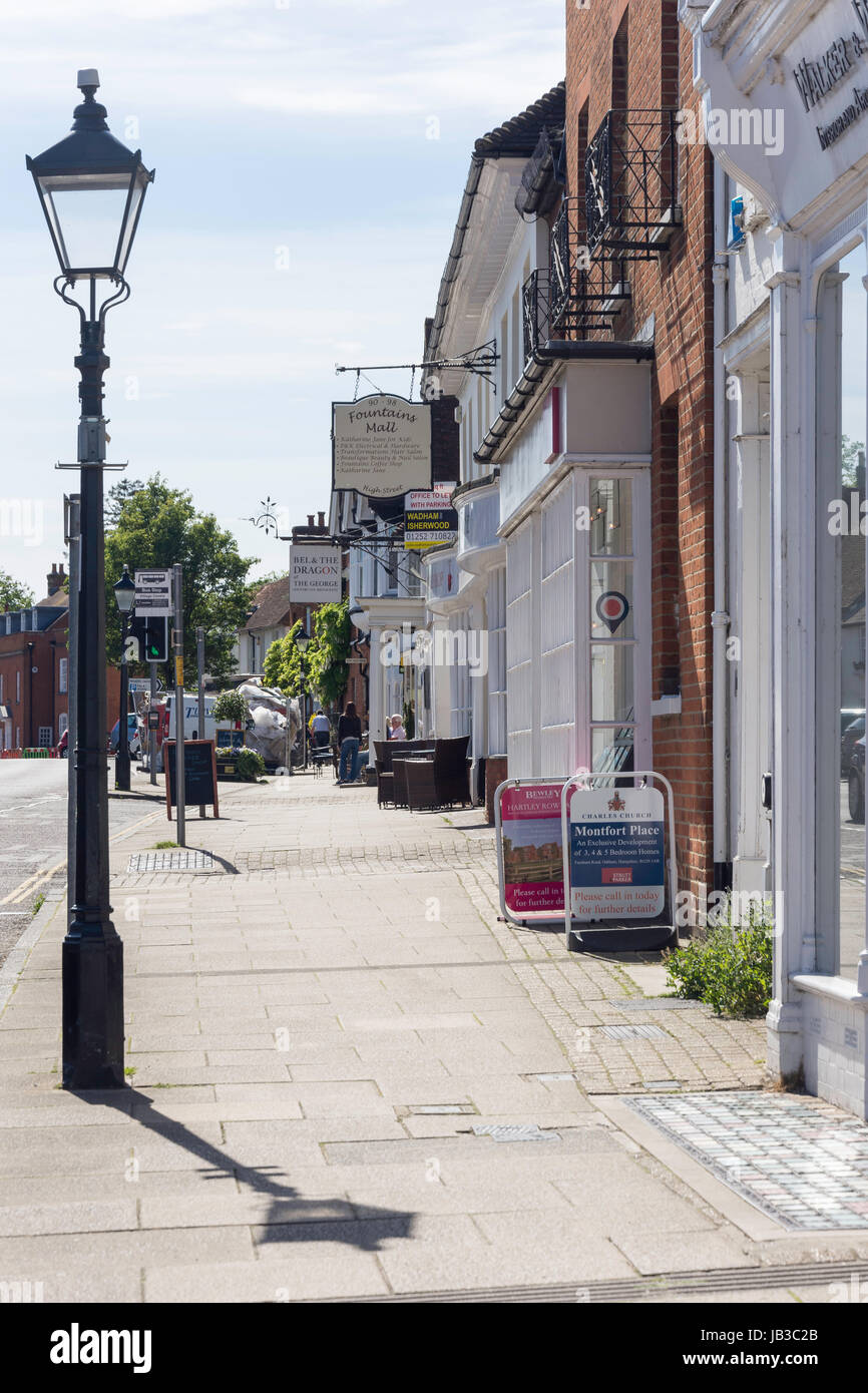 Odiham High Street, Odiham, Hampshire, England, United Kingdom Stock ...