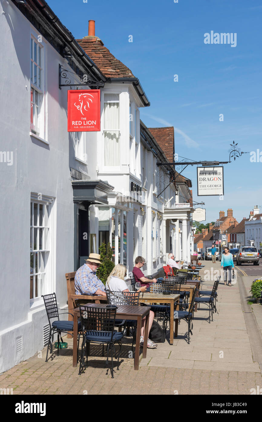 The Red Lion & Bell and the Dragon Pubs, High Street, Odiham, Hampshire ...