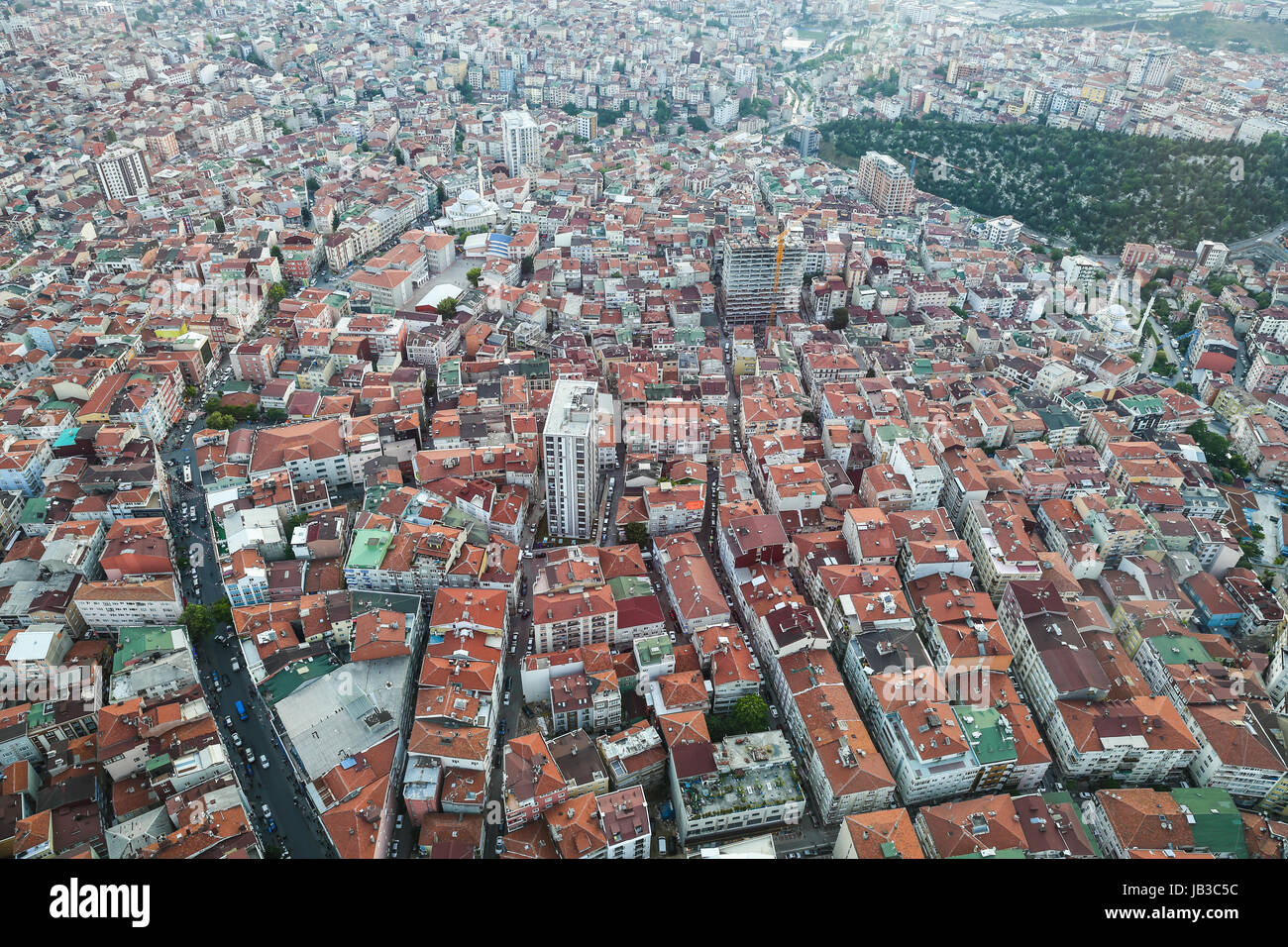 Aerial view of Istanbul City in Turkey Stock Photo - Alamy