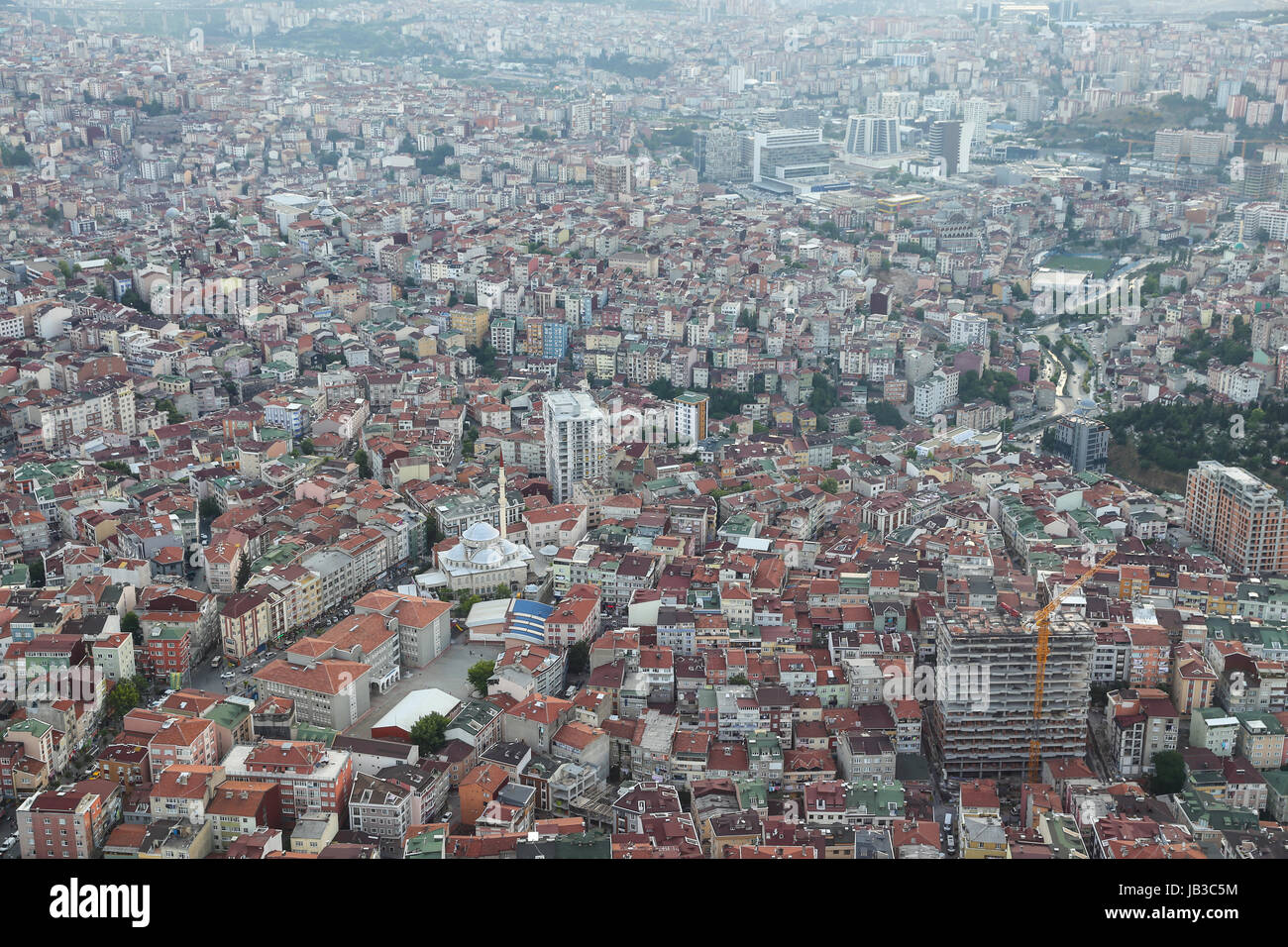 Aerial view of Istanbul City in Turkey Stock Photo - Alamy