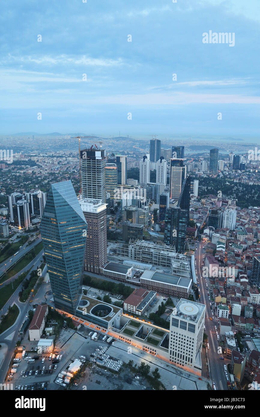 Aerial view of Istanbul City in Turkey Stock Photo - Alamy