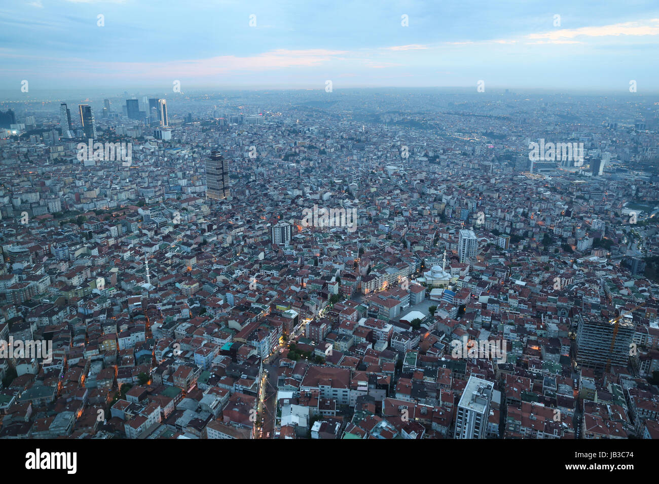 Aerial view of Istanbul City in Turkey Stock Photo - Alamy