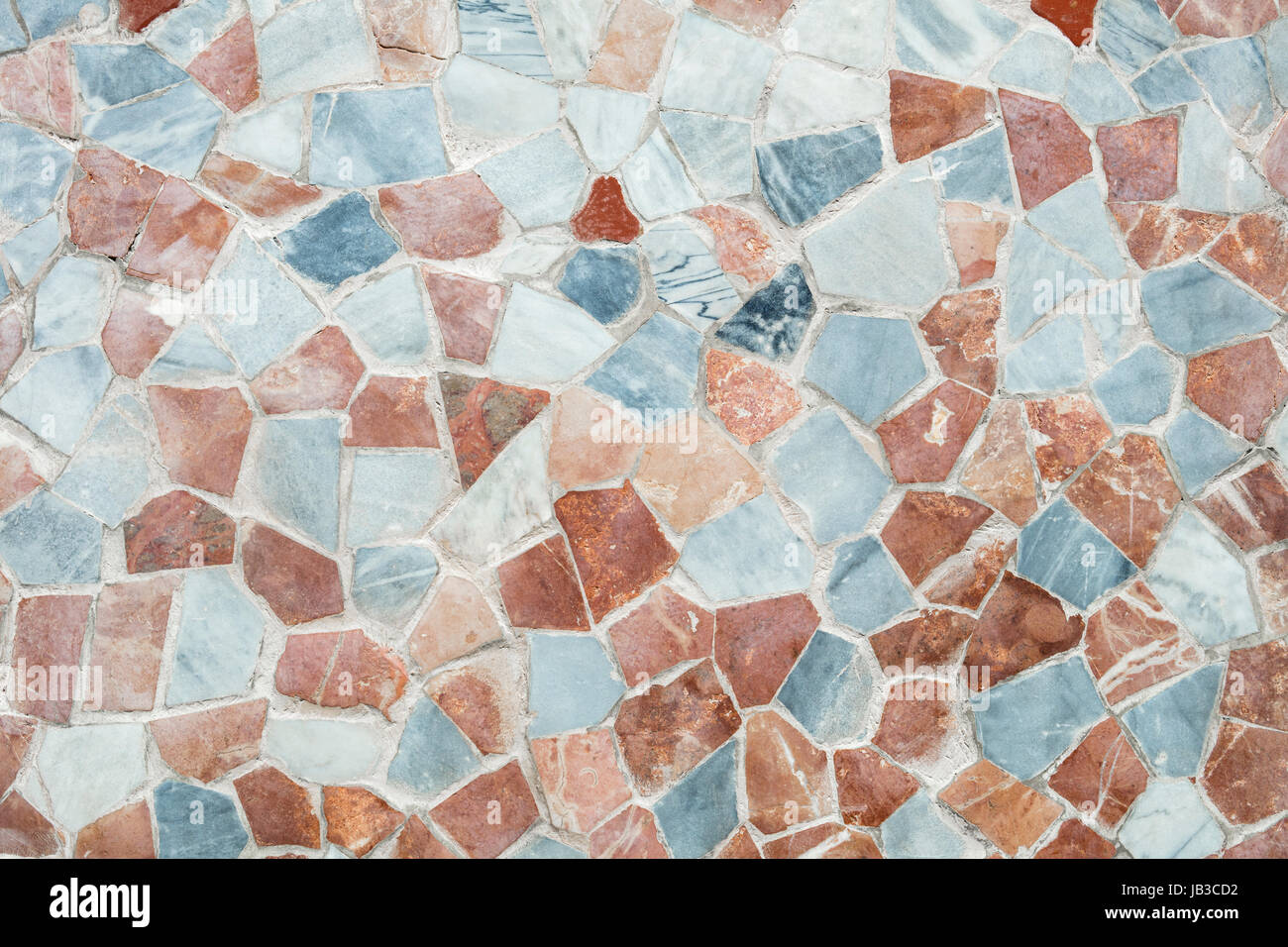 Mosaic made with colorful marble pieces Stock Photo - Alamy