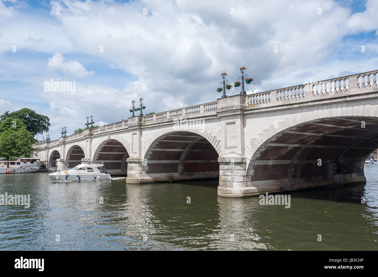 Kingston Bridge from Riverside Walk, Kingston upon Thames, Royal ...
