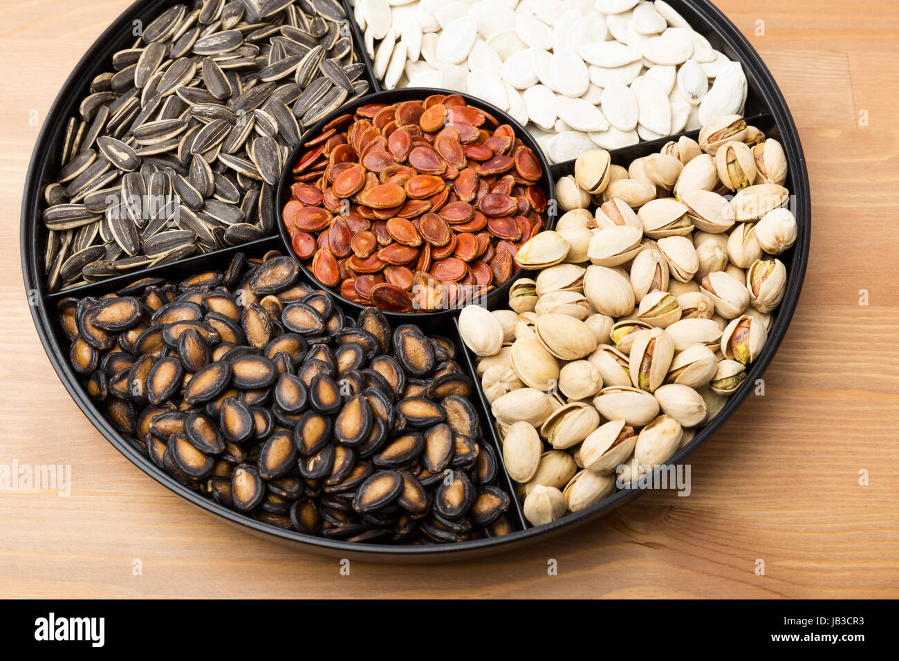 Chinese new year snack tray Stock Photo - Alamy