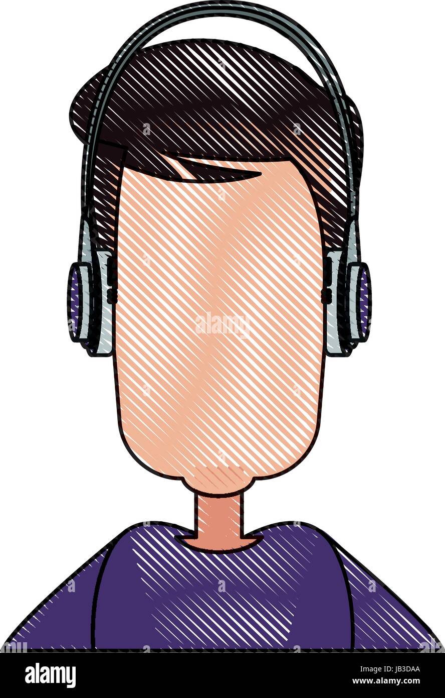 Portrait confidence executive Stock Vector Images - Alamy