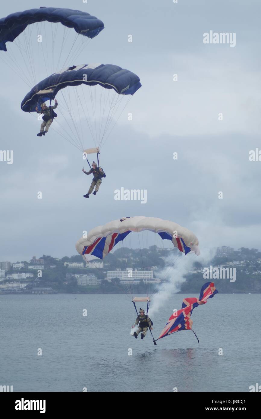 Tigers freefall parachute team hi-res stock photography and images - Alamy