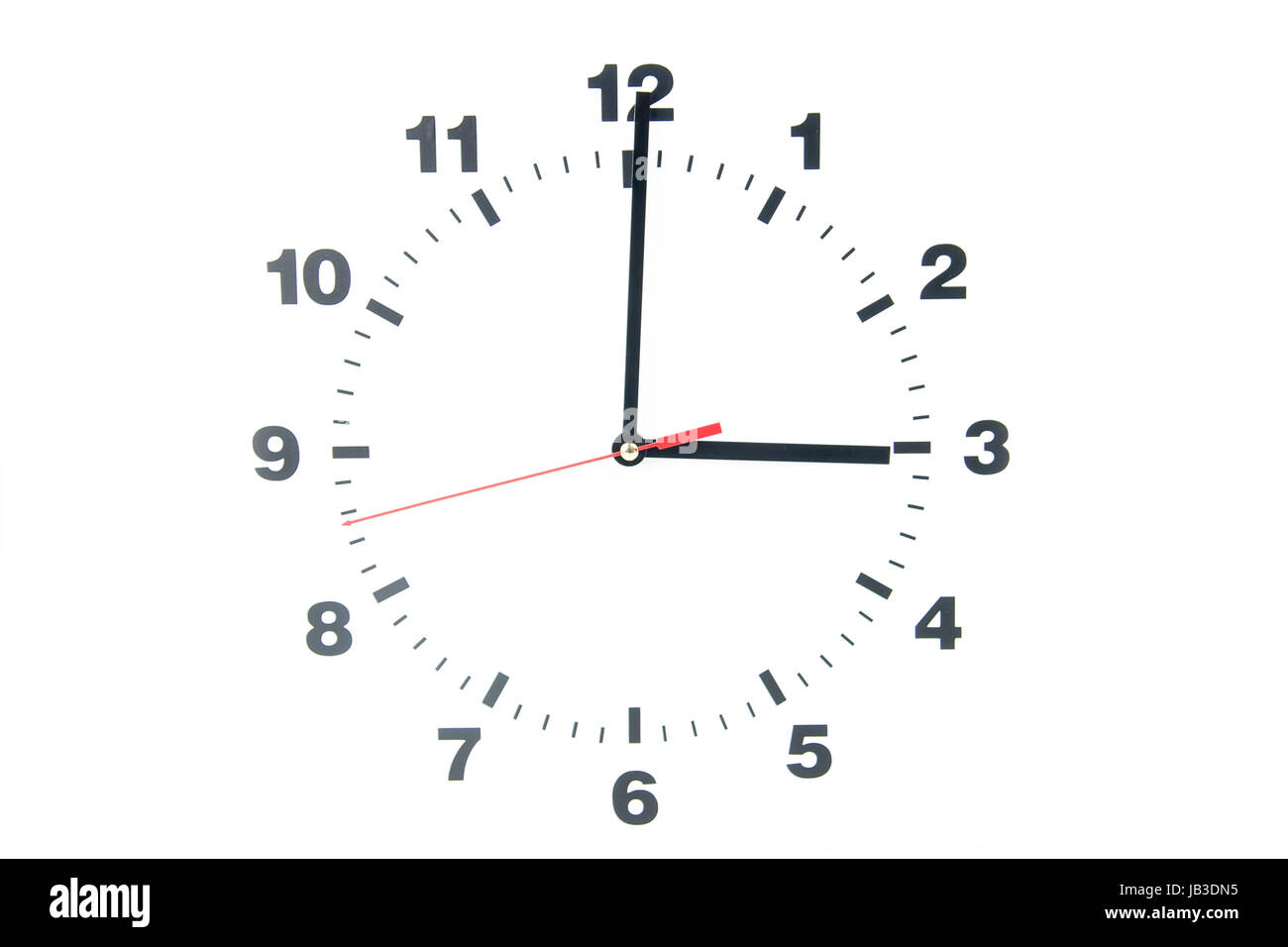 Dial of the clock isolated on white background Stock Photo - Alamy