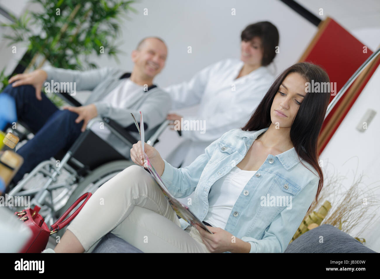 in the handicapped building Stock Photo - Alamy