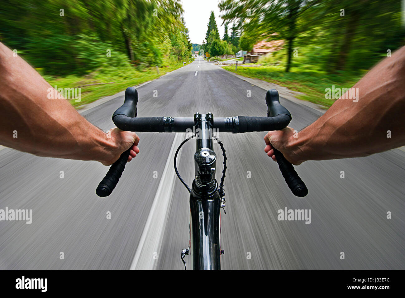 Road cycling wide angle hi-res stock photography and images - Alamy