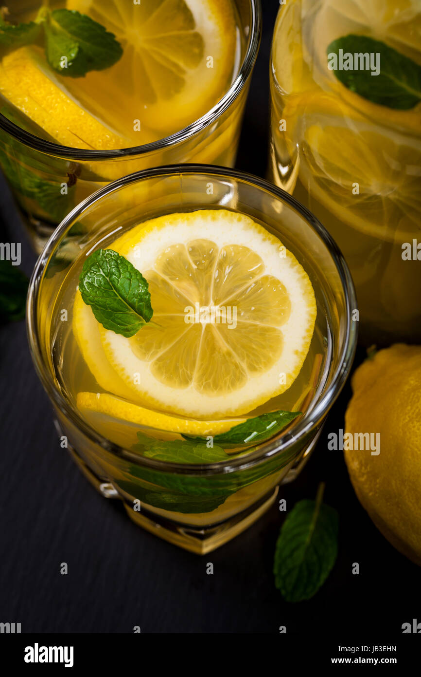 Alcoholic Lemonade Drinks Stock Photo - Alamy