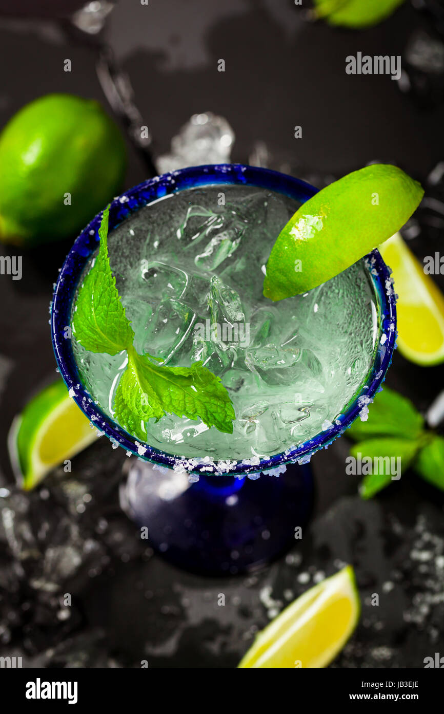Margarita Alcoholic Cocktail Stock Photo - Alamy