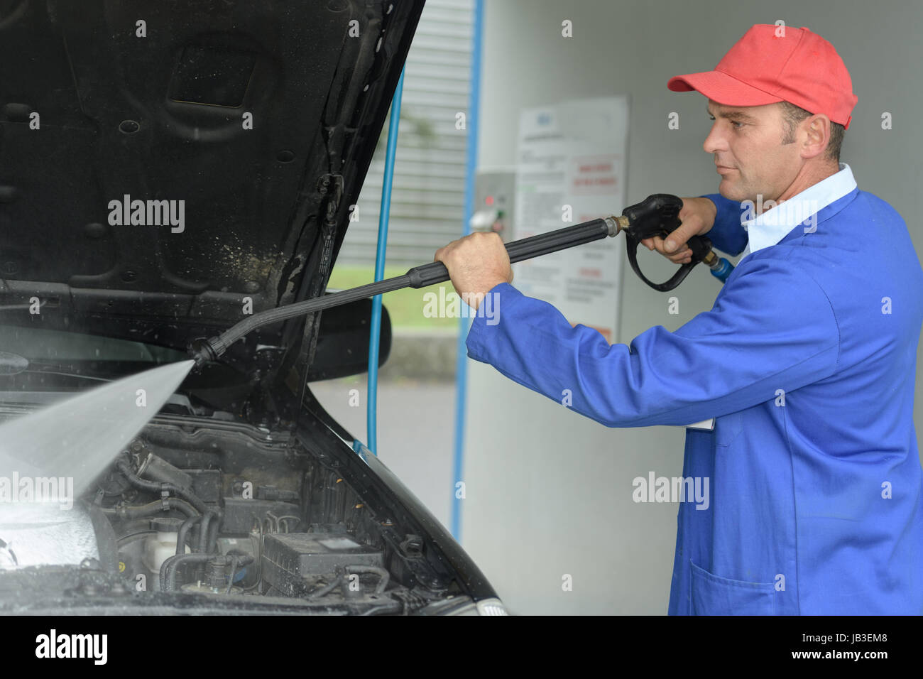 cleaning the vehicle boot Stock Photo - Alamy