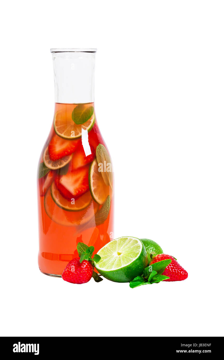 Pink lemonade lemon lime Cut Out Stock Images & Pictures - Alamy