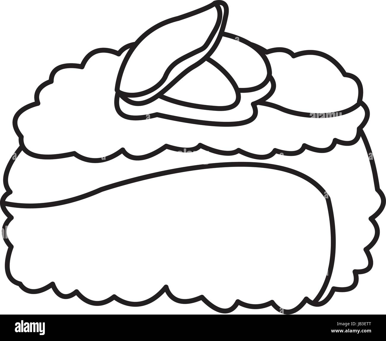Sushi roll asian traditional Black and White Stock Photos & Images - Alamy