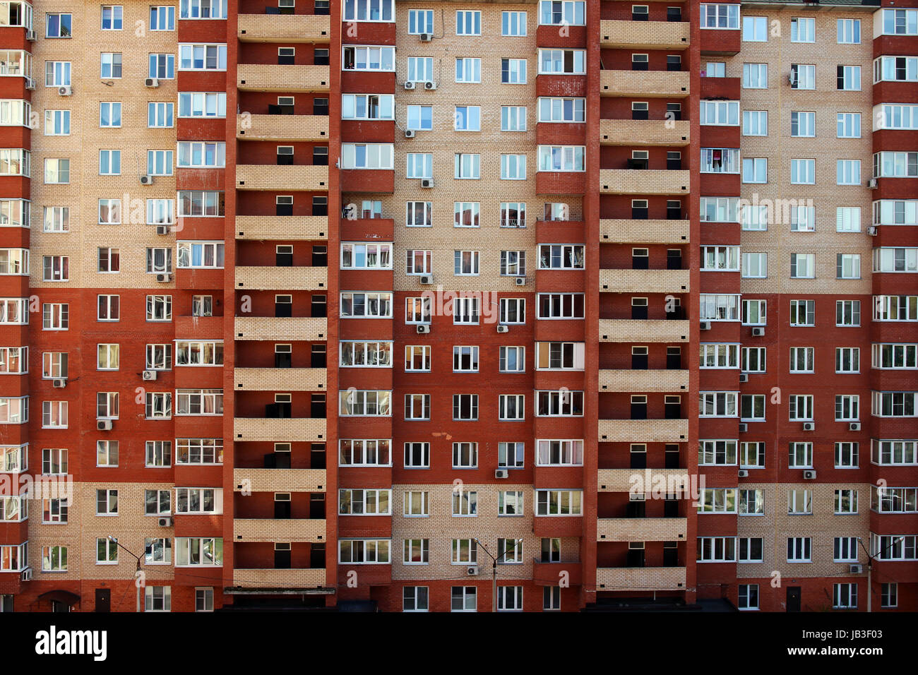 A multi-storey residential building, an architectural background Stock ...