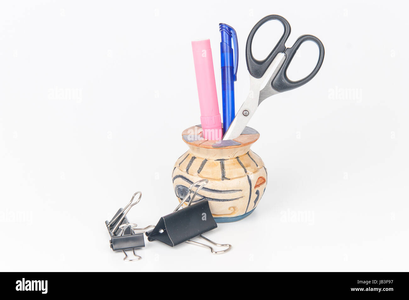 Stationery set modern technology Cut Out Stock Images & Pictures - Alamy