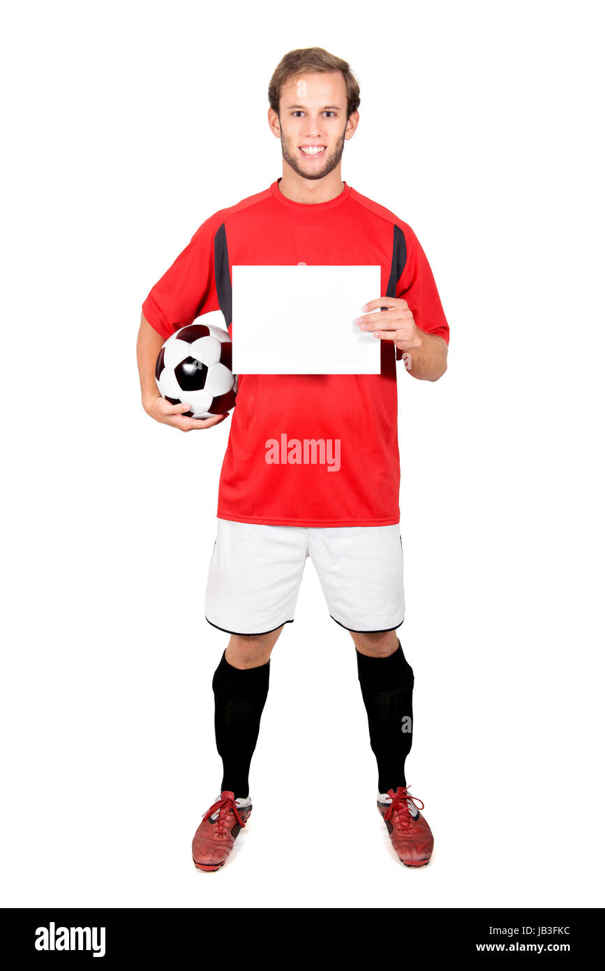 Football player blank sign isolated hi-res stock photography and images ...
