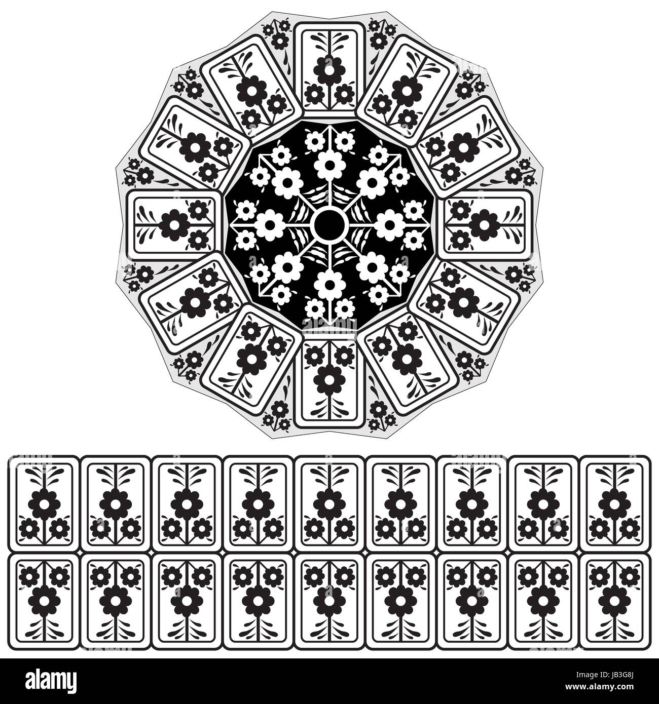 series of patterns designed by taking advantage of the former Ottoman ...