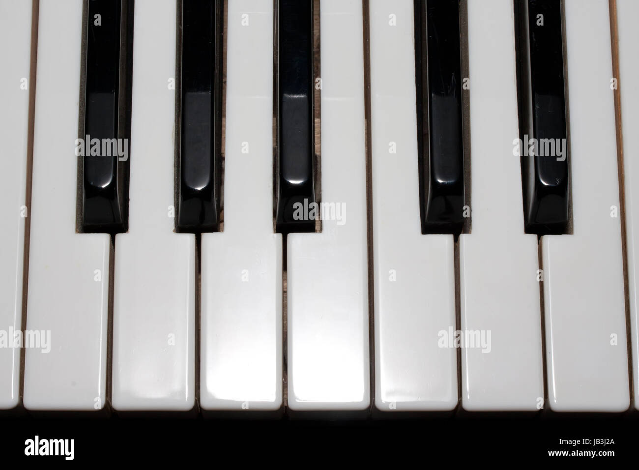 Beautiful close up photo of piano keys Stock Photo - Alamy
