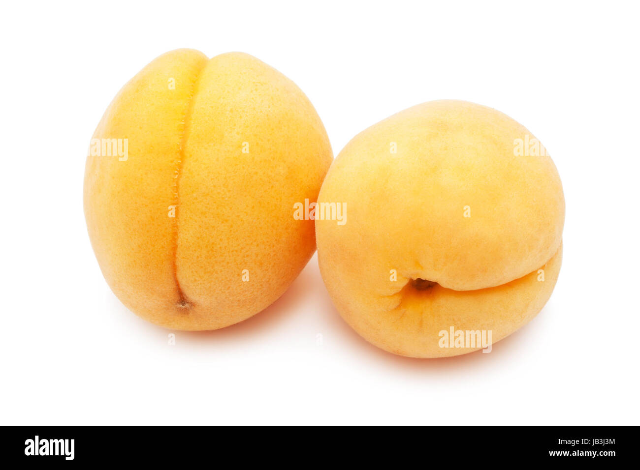 Fresh sweet apricots isolated on white background Stock Photo - Alamy