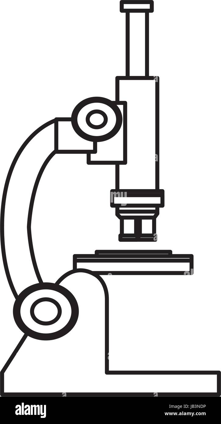 chemistry microscope for laboratory analysis equipment Stock Vector ...