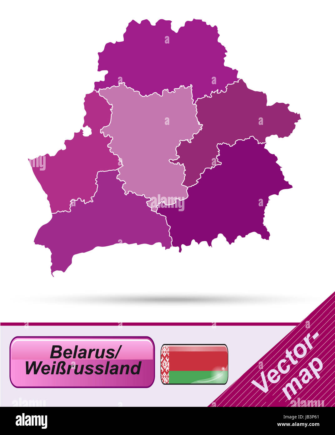 Weissrussland karte hi-res stock photography and images - Alamy