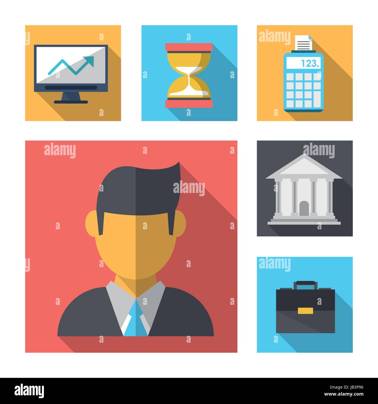 white background with business leaflet model one Stock Vector Image ...