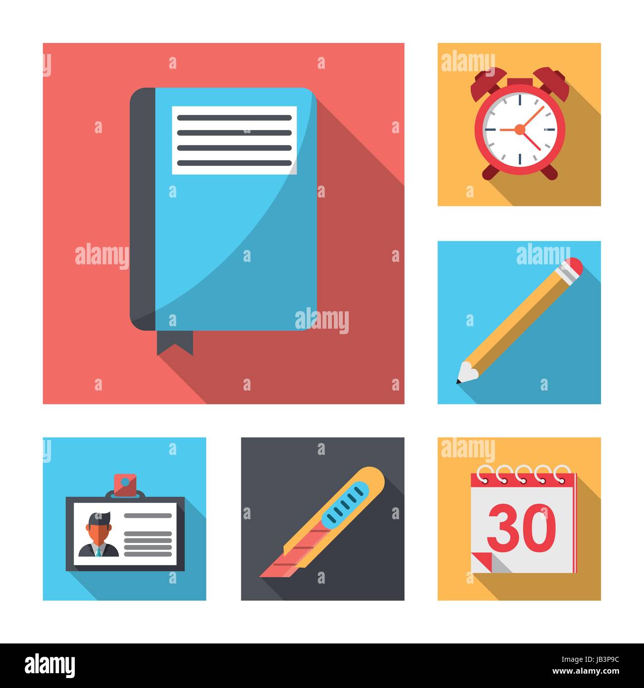 white background with business leaflet model three Stock Vector Image ...