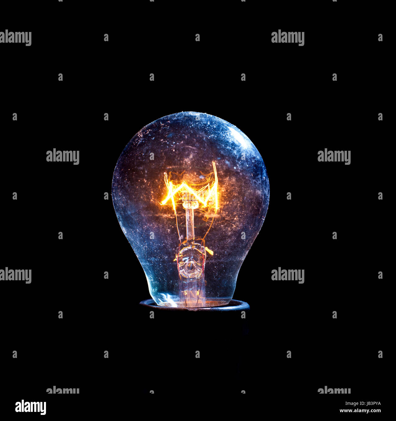 closeup image of old dusty electric bulb Stock Photo - Alamy